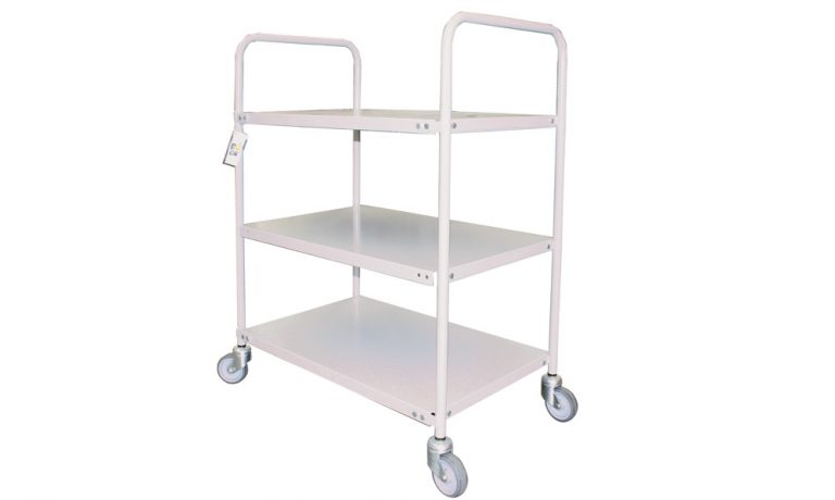 3 Tier Steel Trolley - Multi Purpose Storage Solutions | KrossTech