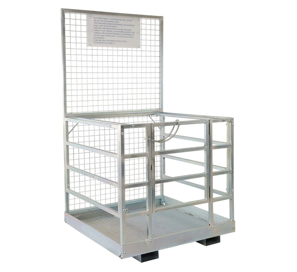 Safety Work Platform Cage - Forklift Attachment Solutions | KrossTech