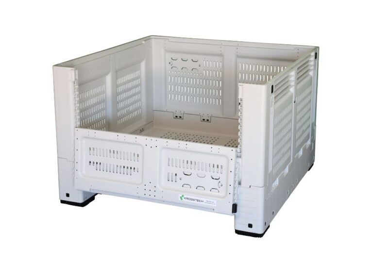 Folding Mega Bin - Foldable Pallet Bin | Krosstech